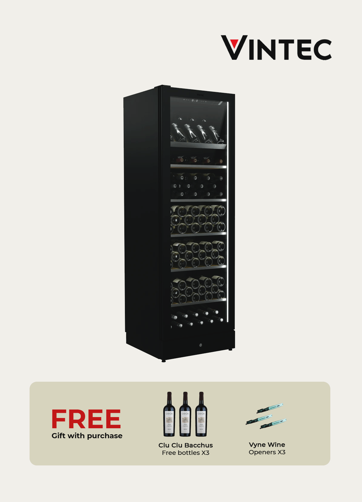Vintec Wine Chiller Premium Series | Vyne Wine Accessories Malaysia